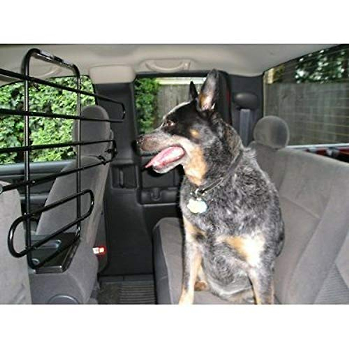 The ZooKeeper Vehicle Pet Barrier: Adjustable Universal for Cars, Trucks, SUVs – Moves with Your Vehicle Seats. Tilt. Slide. Recline. Easy Install Dog Car Gate - Strong Metal Tubing Gate Divider