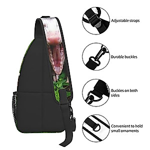 Possum Hissing Chest Bag Shoulder Bag, Animal Sling Backpack Casual Travel Bag For Men And Women