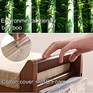 PETKABOO 2 Tier Shoe Bench, Bamboo Shoe Rack Bench, Shoe Storage Bench Organizer for Entryway Hallway Living Room