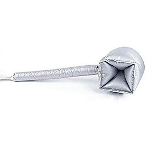 JORCEDI Portable Soft Bonnet Hair Blow Dryer Attachment, Silver, Fits All Hair Dryers, Speeds Up Drying Time at Home, Great for Natural Curly Textured Hair Care