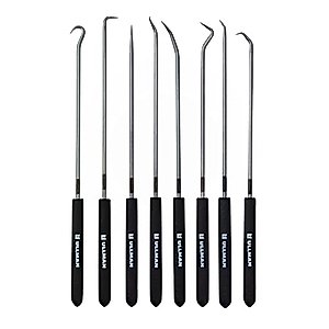 Ullman Devices CHP8-L Individual Hook and Pick Set, 9-3/4", 8-Piece