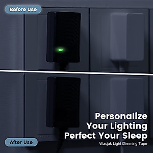 Wacjak LED Light Dimming Tape Light Blocking Tape 0.6 inch LED Covers 85 Ft