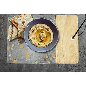 Alchemade Terrazzo And Wood Cutting Board (14.5"x10") - Decorative Board Platter Tray For The Kitchen, Parties, Events And Everyday Use