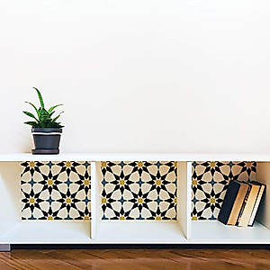 Tempaper Moroccan Spice Soleil Removable Peel and Stick Wallpaper, 20.5 in X 16.5 ft, Made in the USA