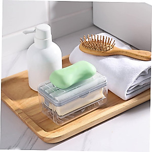 Cabilock 5pcs Soap Box Travel Soap Holder Soap Dishes for Bar Soap Travel Laundry Soap Travel Bar Soap Case Soap Dish Holder Soap Tray Soap Dish for Shower Bag Container Portable Plastic