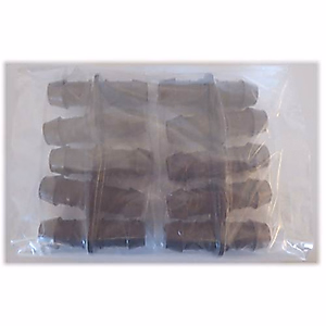 Rain Bird BC50/5PK Drip Irrigation 1/2" Barbed Coupling Fitting, 5-Pack x 2