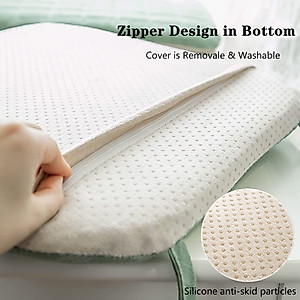 ZTGL U-Shaped Chair Cushions 100% Cotton Non-Slip Dining Chair Pads with Ties Durable Kitchen Seat Cushion Pads Chair Decoration Cushions for Office Home,Beige,Pack of 2