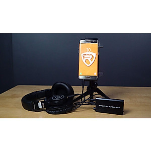 Rockville HeadRock Battery Powered Rechargeable Personal Headphone Amplifier Amp, Black