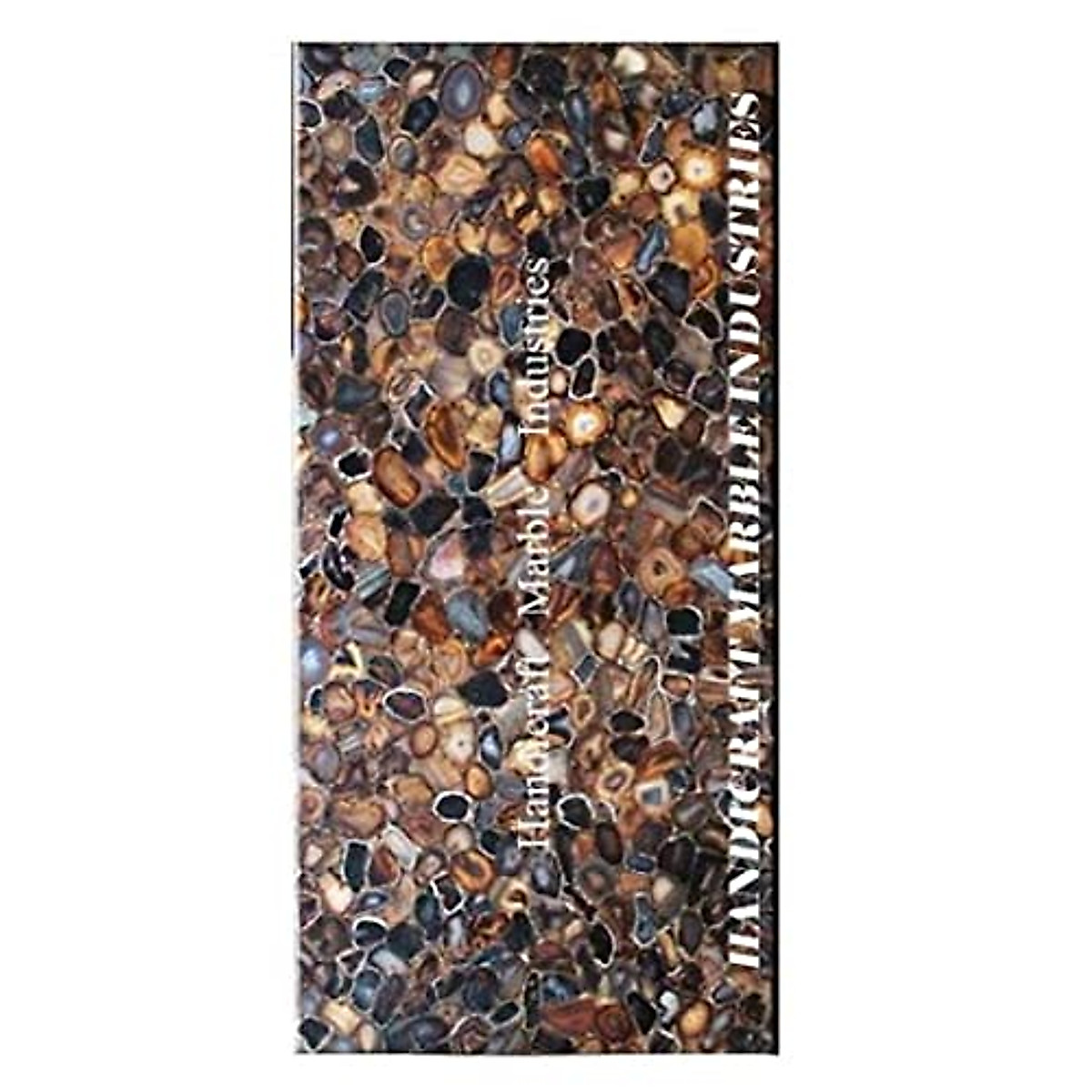 48"x24" Mix Multi Colour Agate Table Top Rectangular Table, Center Table, Coffee Table, Patio Table, Hallway Table, Living Room Furniture