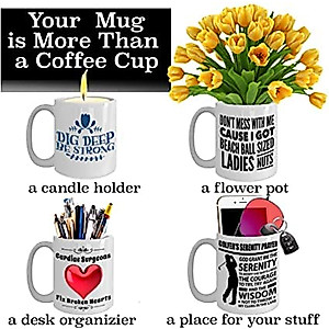 mmandiDESIGNS Vintage Comics Cat Classic Animated Movie TV Star Coffee Mug Funny Railway Cartoon Figure from the Vintage Wall Clock for Mom Dad Grandpa Grandma Valentine Present 15oz Ceramic Cup