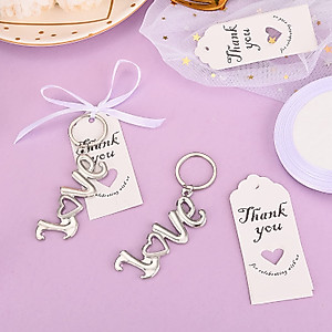 VZCBZC 24PCS Silver Love Bottle Openers for Wedding Favors Bridal Shower Favors,Gifts,Decorations or souvenirs for Guests