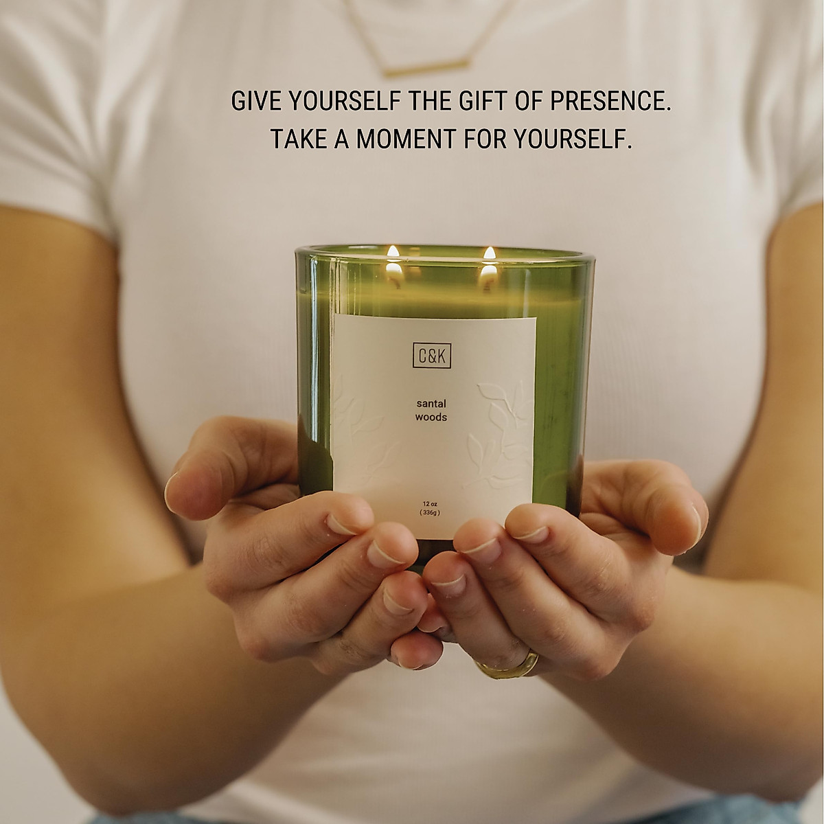 Premium Candle | Santal Woods Christmas Scented Candles for Home | Natural Soy Candles Gifts for Women | Holiday Candles, Nature Collection | Christmas Gift Ideas for Men and Women