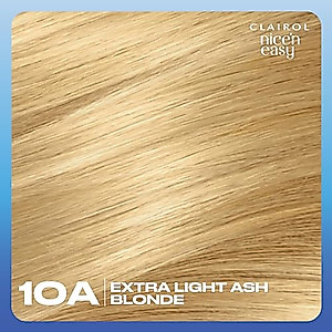 Clairol Nice'n Easy Permanent Hair Dye, 10C Extra Light Cool Blonde Hair Color, Pack of 1 - Packaging May Vary