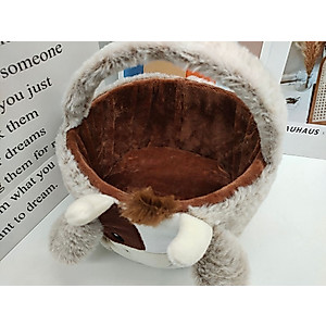 2PCS Plush Cow Easter Basket for Kids with Floppy Ears - Height 10'' - Personalized Easter Baskets for Boys & Girls, 2022 New Easter Tote Bags for Party Decorations Candy Gifts (Cow, 25cm*1)