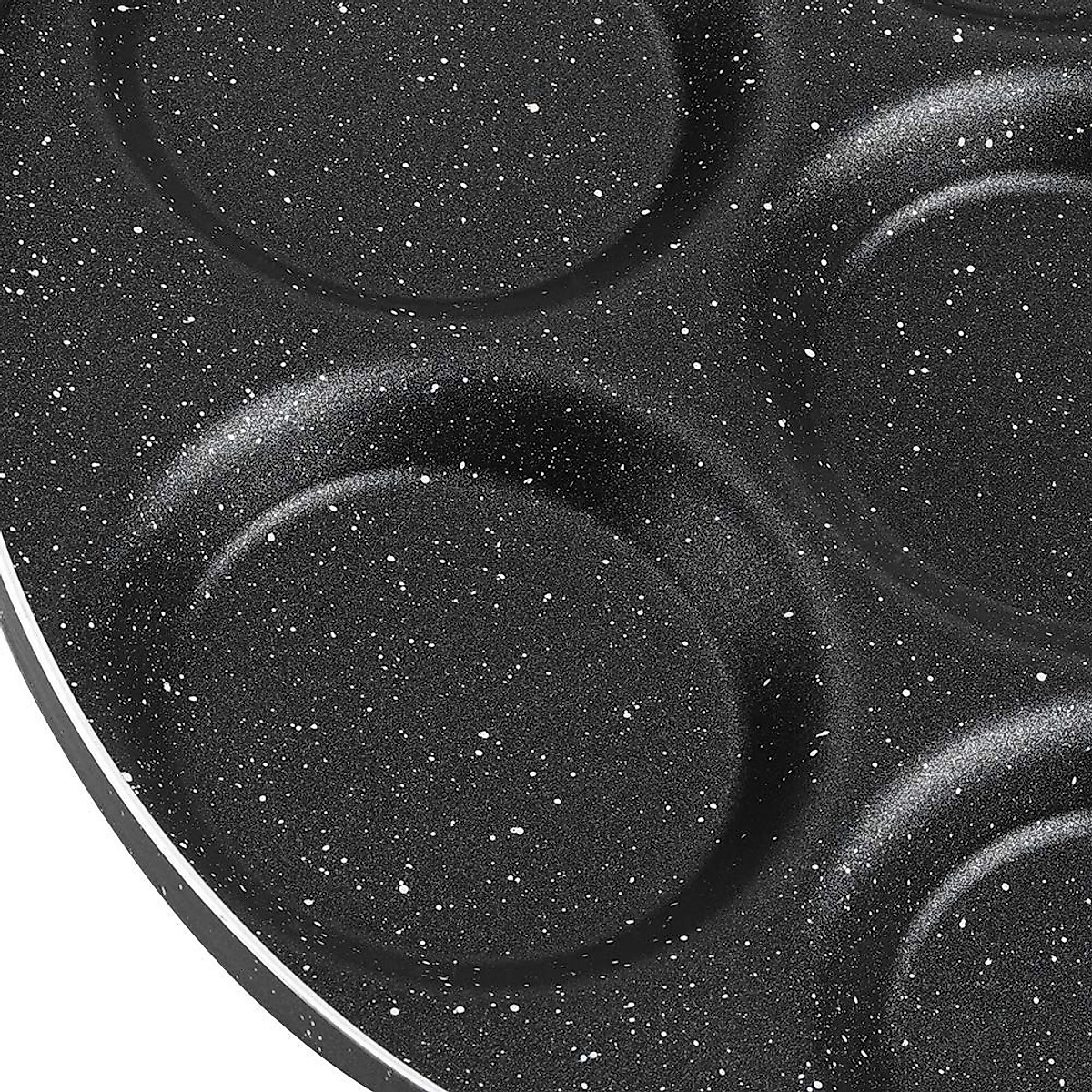 Mumusuki 7 Holes Frying Pan Non Stick Fried Eggs Cooking Pan Burger Kitchen Cookware Household Tool