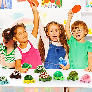 36 Pcs Mini Turtle Stuffed Toy Bulk Small Turtle Animal Plush Toys Soft Cute Turtle Stuffed Animal Turtles Decorations Turtle Sea Party Favor for Adults Ocean Themed Birthday Supplies, 2.7 x 3.7 Inch