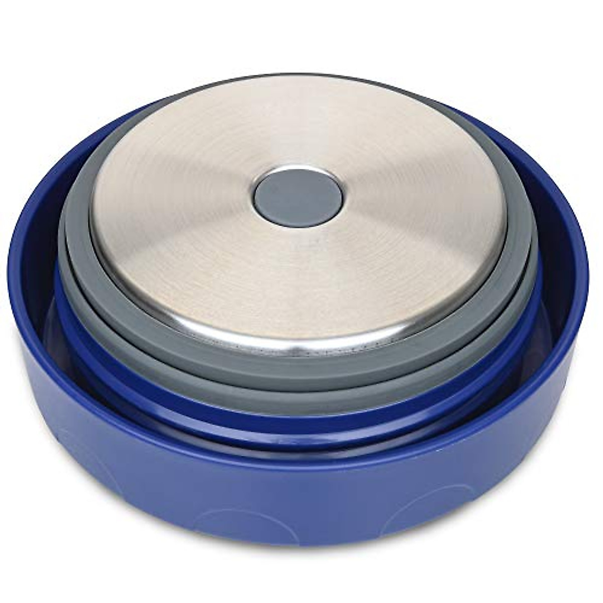 LunchBots 12oz Thermos Stainless Steel Wide Mouth - Insulated Thermos With Vented Lid - Keeps Food Hot or Cold for Hours - Leak-Proof Portable Thermal Food Jar is Ideal for Soup - 12 ounce - Navy