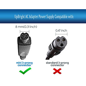 UpBright 3-Prong 29.4V AC/DC Adapter Compatible with Jetson FY0422941500 Shenzhen Fuyuandian CD Coming Data CP2915 Lithium ion Li Battery Charger CH0651-2941500UU ABP 29.4VDC 1.5A Class 2 Power Supply