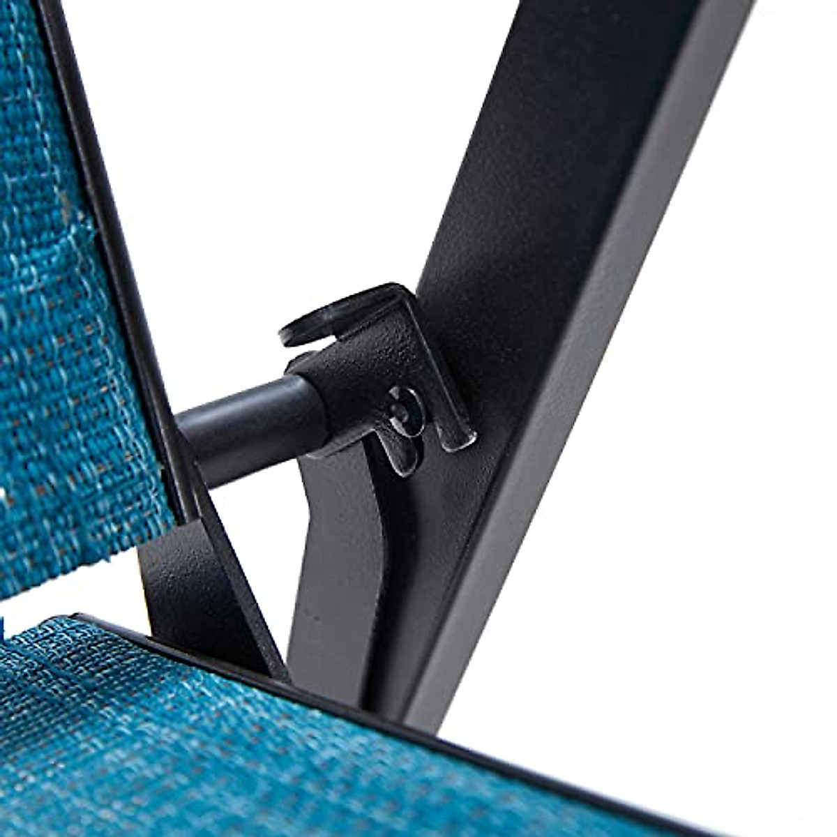 VICLLAX Folding Patio Chairs Set of 4, Portable Patio Dining Chairs Sling Back Chairs for Garden