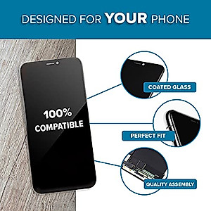 Ace Tech Cellular Compatible with iPhone XR Premium LCD Screen Replacement 6.1 inch (Model A1984, A2105, A2106, A2108) High Resolution Display digitizer Assembly Touch Screen