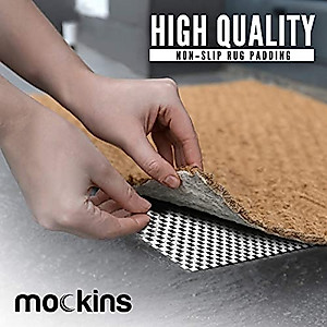 Nevlers Non Skid Rug Pad 6x9 ft | Extra Thick Rug Gripper | Premium Non Slip Rug Pads | White Runner Rug Pad |Reversible Area Rug Pad Gripper | Anti Slip Rug Pad |Customizable Rug Mats for Under Rugs