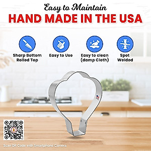 Foose Hot Air Balloon Cookie Cutter 4 Inch –Tin Plated Steel Cookie Cutters – Hot Air Balloon Cookie Mold