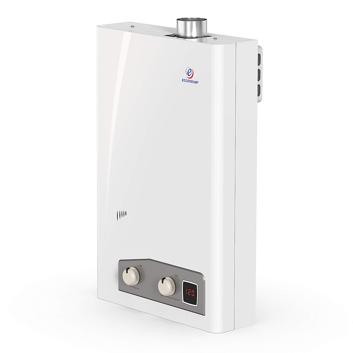 Eccotemp fvi12-NG FVI-12 Natural Gas, 3.5 GPM, High Capacity Tankless Water Heater, White