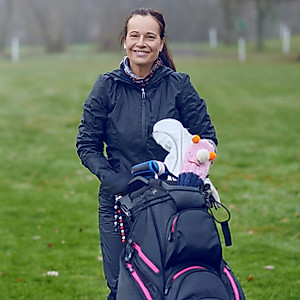 ProActive Sports, Golf Ultimittens, Cold Weather, Waterproof & Windproof Mittens for Golf Push Carts, Keep Your Golf Glove and Hands Dry & Warm, Black