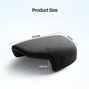 Alfanxi Gear Shift Knob Cover Alcantara Material Trim for Audi A4 B9 A5 Q5 Q5L A6 Q7 S4 S5 SQ5 (Black)