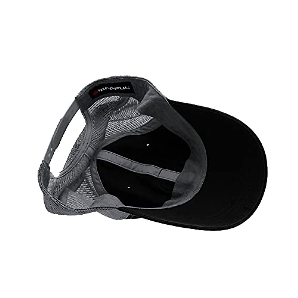 Magpul Standard Trucker Hat Snap Back Baseball Cap, One Size Fits Most, Garment Washed Black/Charcoal