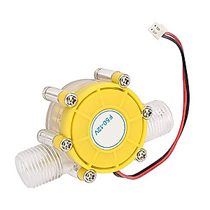 SOONHUA DC Water Turbine Generator, 10W 12V Micro Hydroelectric Water Flow Generator Micro-Hydro Water Charging Tool