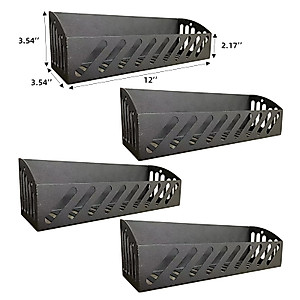 NAFCOOL Magnetic Spice Fridge Rack Shelf Organizer for Refrigerator, 4 Packs Moveable Magnetic Seasoning Organizer Shelves Kitchen Gadgets for Refrigerator Microwave Oven Coffee Maker Washer, 12” Long