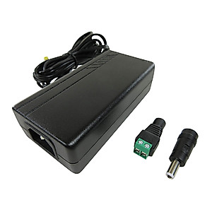 GlobTek UL Listed 24V DC Adapter Transformer Power Supply Model GT-21097-5024, TR9CI2100CRP-Y. 100-240V AC to 24V DC, 2.1A - for Computer Peripherals, CCTV Security Cameras, PLC Controllers