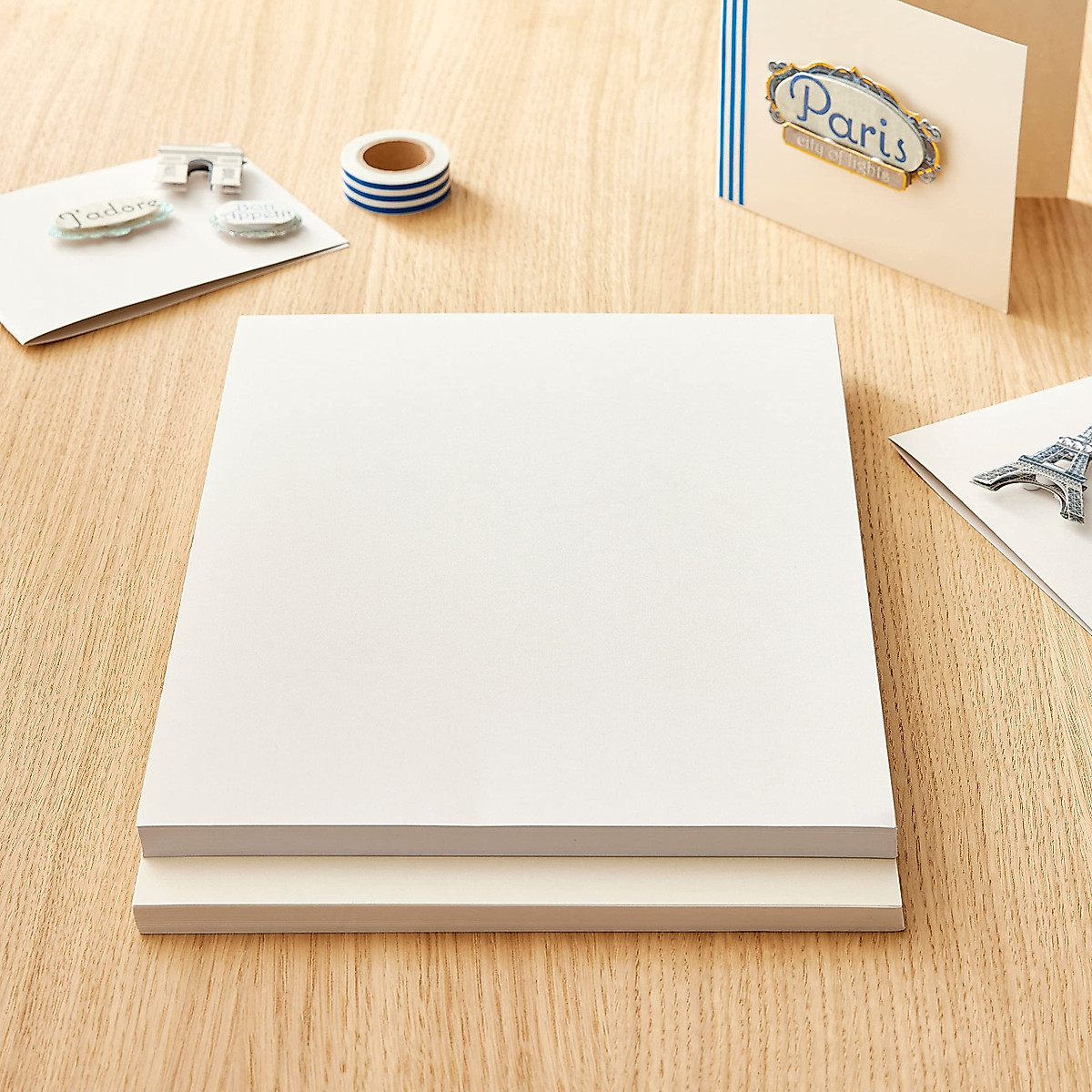 MICHAELS Shimmer Silver & Champagne 8.5”; x 11”; Cardstock Paper by Recollections®, 100 Sheets