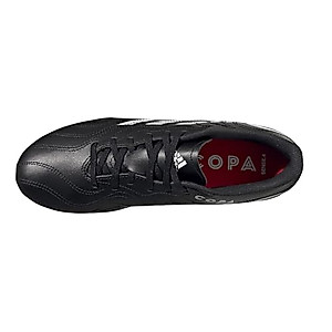 adidas Unisex Copa Sense.4 Flexible Ground Soccer Shoe, Core Black/White/Vivid Red, 5 US Men