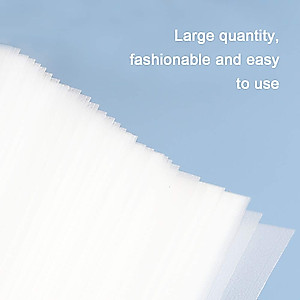Clear Sticky Notes Transparent Self-Sticky Notes Repeatable Paste PET 500 Sheets (3'' x 3'')