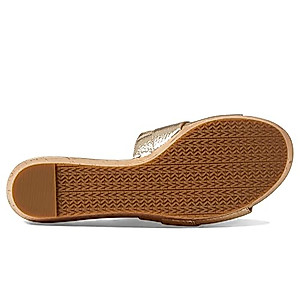 Michael Kors Jilly Platform Slide Pale Gold 9.5 M