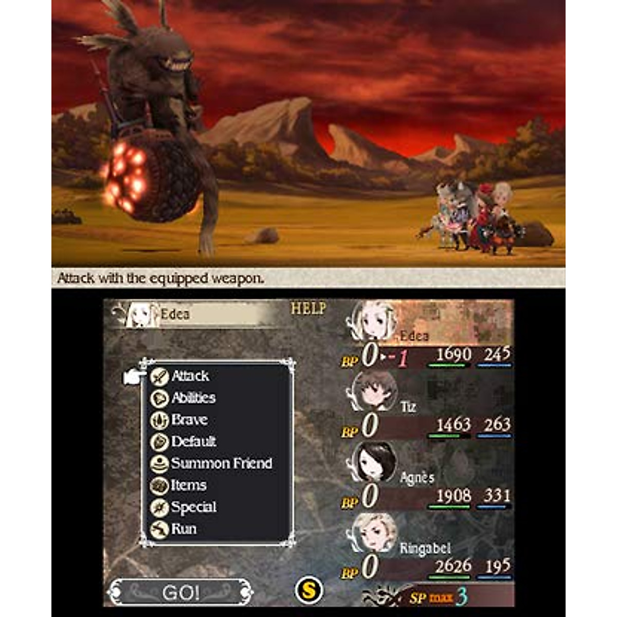 Bravely Default - Nintendo 3DS