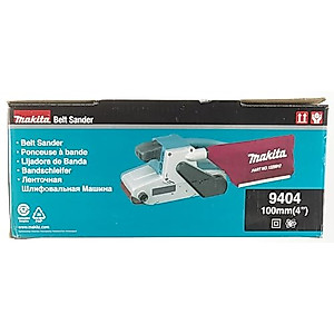 Makita 9404 4" x 24" Belt Sander, with Variable Speed , Blue