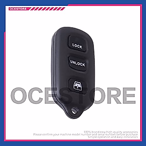 OCESTORE HYQ12BAN Car Key Fob Keyless Control Entry Remote HYQ12BBX 4 Button Vehicles Replacement Compatible with 4RUNNER Sequoia HYQ1512Y