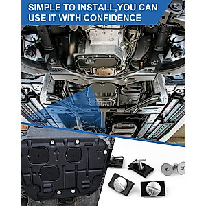 Vomika Lower Engine Cover Pin Screws - Premium Radiator Access Cover Pin Clips, Splash Shield Bolt Screw Fastener Clip - 14 Pieces, Compatible with Honda Civic, Accord, CRV, Acura