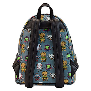 Loungefly Marvel Guardians of the Galaxy Kawaii All Over Print Mini Backpack
