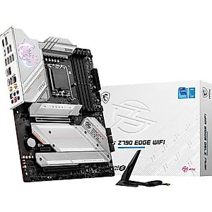MSI MPG Z790 Edge WiFi Gaming Motherboard (Supports 12th/13th Gen Intel Processors, LGA 1700, DDR5, PCIe 5.0, M.2, 2.5Gbps LAN, USB 3.2 Gen2, Wi-Fi 6E, ATX)
