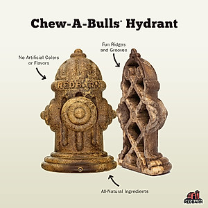 Redbarn Chew-A-Bulls (Size: Small | Shape: Hydrant | 24-Count (Pack of 1))