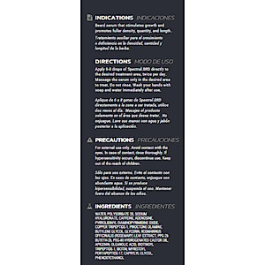 DS Laboratories Spectral.BRD - Beard Growth Serum, Beard Hair Growth Serum for Men with Niacinamide, Biotin, Castor Oil, Hyaluronic Acid & Rosemary Oil for Hair Growth, Hair Regrowth Treatment for Men