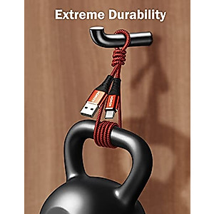 USB C Cable 6 ft [2 Pack],USB-A to USB-C Fast Charging Durable Nylon Braided Type C Cord Compatible with Samsung Galaxy S10 S9 S8 S20 A73 A51,Note 10 9 8 Android Cell Phone USB C Charger Cable Red