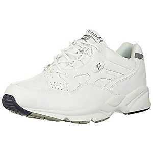 Propet Women's Stability Walker Shoe White 7.5 E (4E)