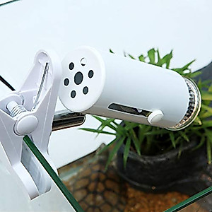 superdream Reptile Lamp Fixture Holder, Adjustable Stand Socket for Pet Brooder Lizard Turtle Snake Aquarium Habitat Heat Lamps (Write)