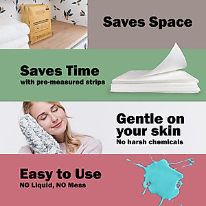 VOYA Unscented Natural Laundry Detergent Sheets 96 loads (32 Loads x 3 Pack) - Eco Friendly Hypoallergenic Baby Organic Laundry Soap Sheets, Premeasured Travel Detergent Pods, Washing Powder & Jabon para Lavar Ropa