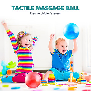 Abeillo 8.5 Inch Marbleized Bouncing Balls for Kids, 2 Pieces Cloud Bouncy Balls Inflatable Rubber Playground Ball Bouncy Play Balls for Kids Adults Pet Outdoor School Water Fun